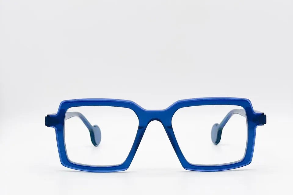 Theo Scotch 7 Petrol blue | Luxury Belgian Optical Frames – Design Optical