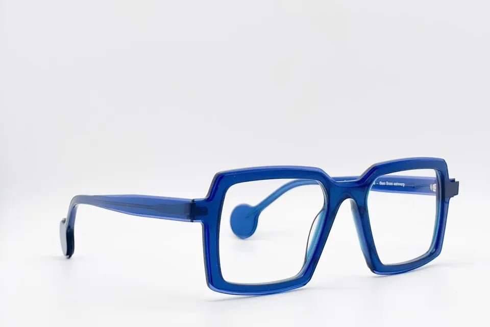Theo Scotch 7 Petrol blue | Luxury Belgian Optical Frames – Design Optical